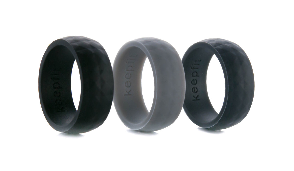 Silicone Ring | Modern Design | Set of 3 - KeepFit Products
